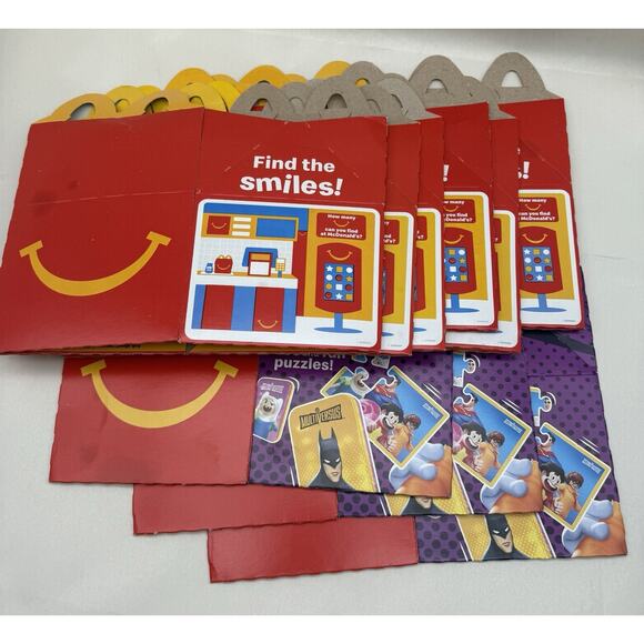 McDonald's | Other | Mcdonalds Empty Happy Meal Boxes 9pcs 3pc Multi ...